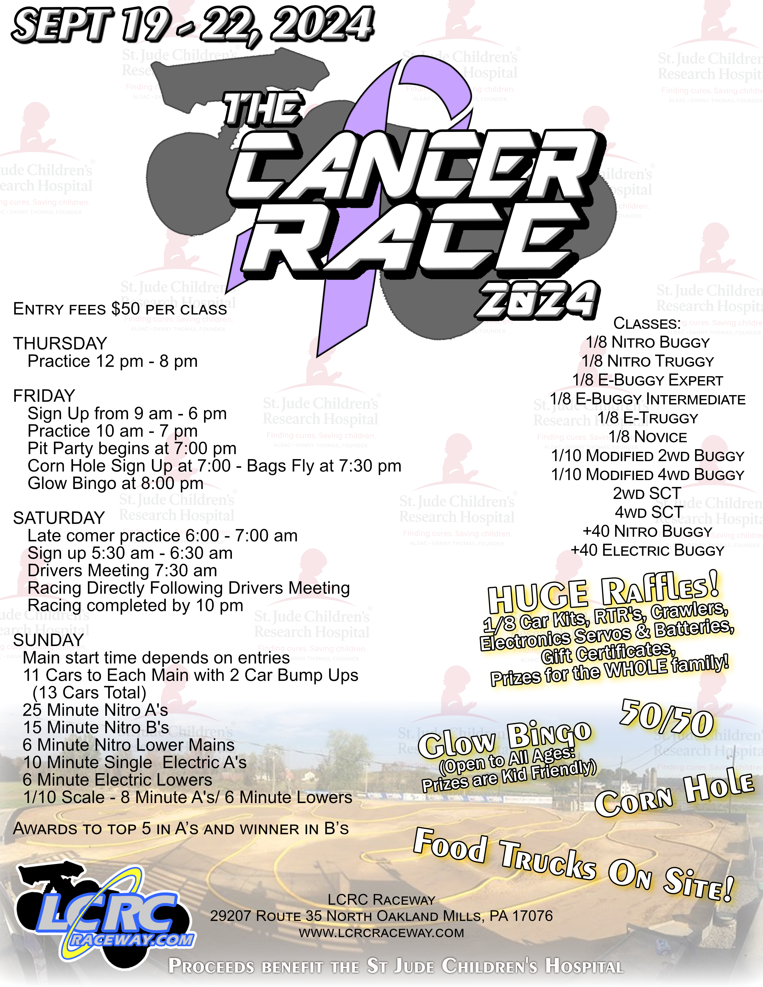 Up Next: The Cancer Race on September 19th - 22nd, 2024 – LCRC Raceway