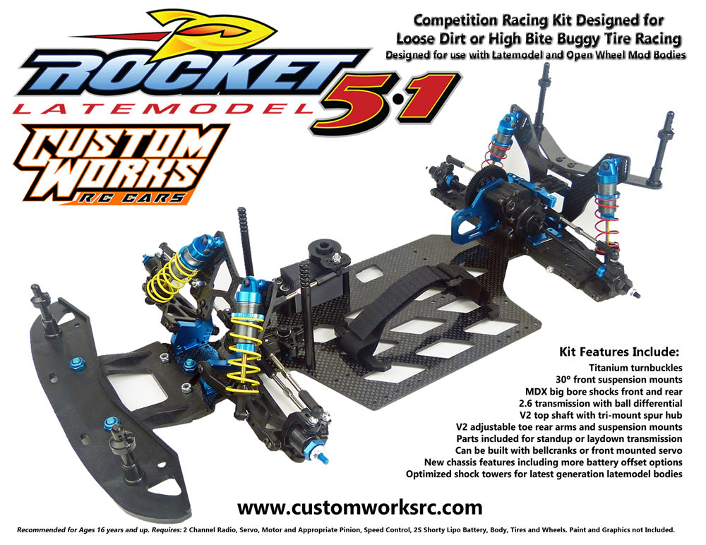 Custom Works 0717 Rocket 5.1 Kit for Late Model or Modified – LCRC Raceway