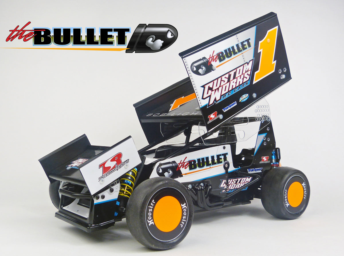 Custom Works 0740 R/C "The Bullet" High Bite Sprint Car – LCRC Raceway