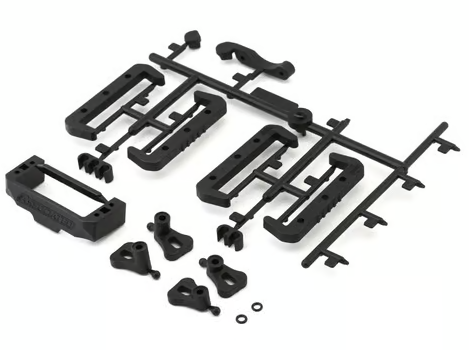 Team Associated 92418 RC10B7 Battery, Fan & Servo Mounts Set – LCRC Raceway