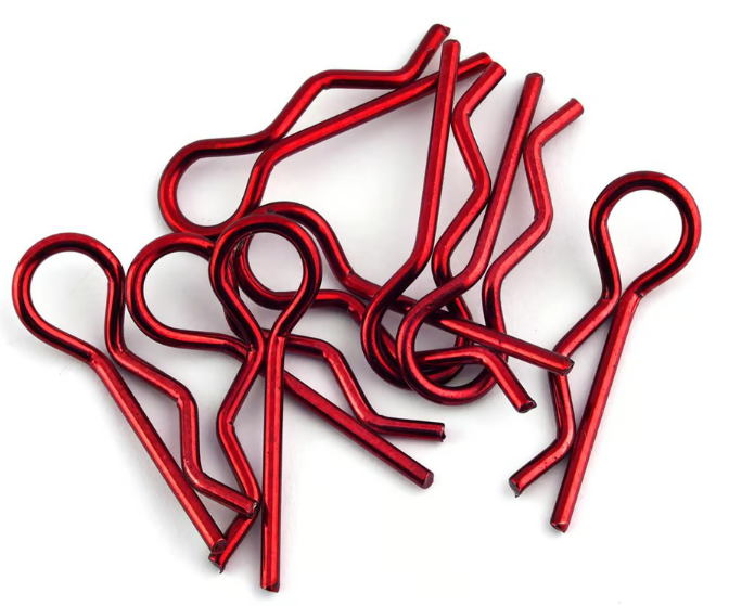 Bittydesign BDBC-88R 1/8 Body Clips (Red) – LCRC Raceway