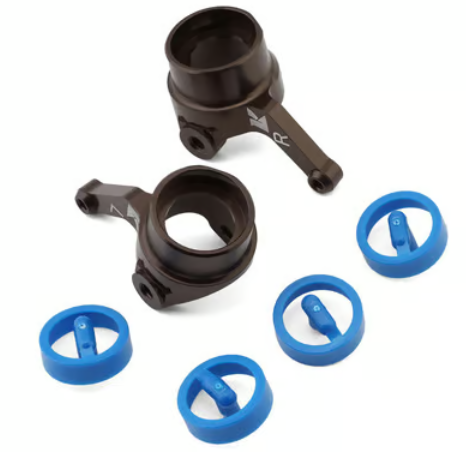 Kyosho IF631 Inferno MP10 Aluminum Steering Arm Knuckles (Gunmetal) (2 ...