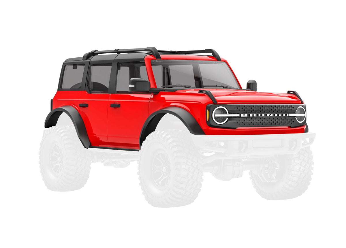 Traxxas TRX4M Body - Body, Ford Bronco, complete, Red – LCRC Raceway