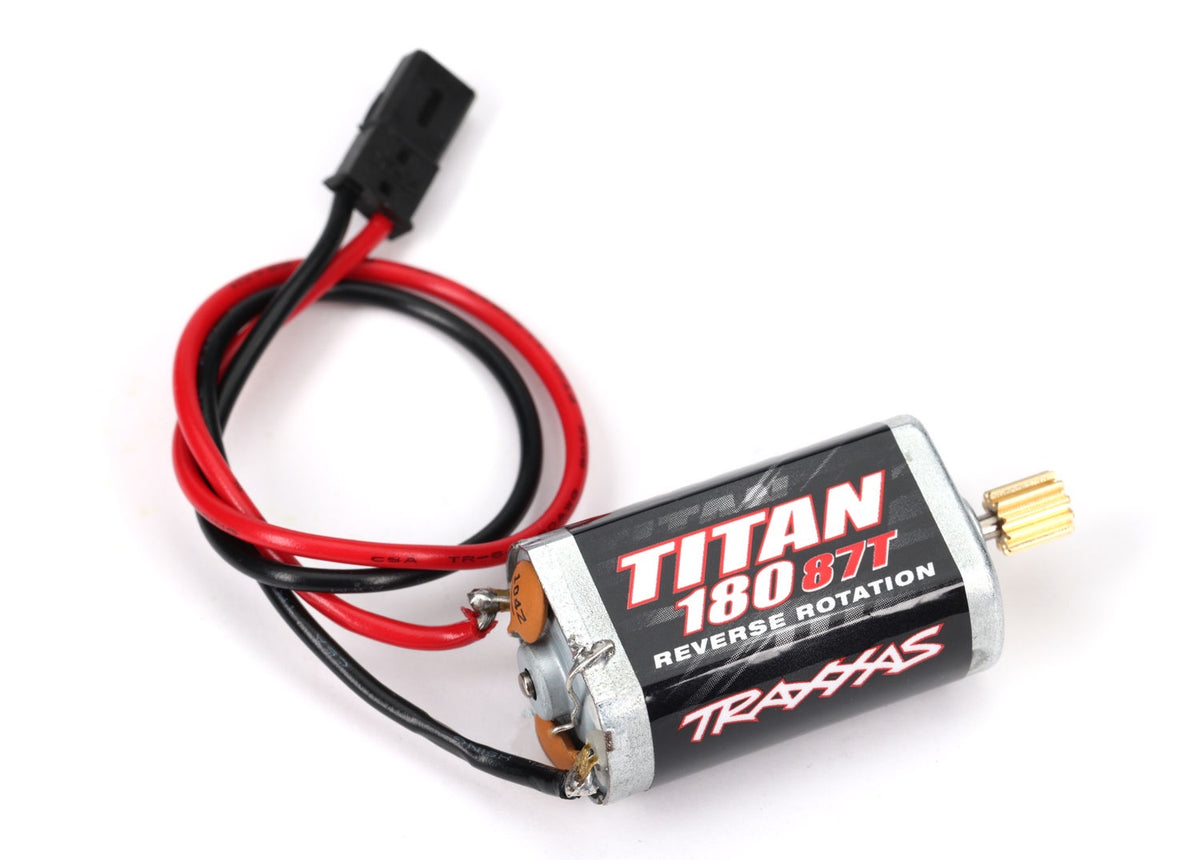 Traxxas TRX4M 9775 Motor, Titan® 87T (87-turn, 180 size)/ pinion gear ...