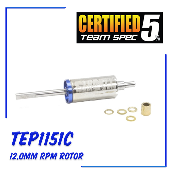 Trinity TEP1151C Certified Modified Rotor 12.0mm High RPM - Blue – LCRC ...